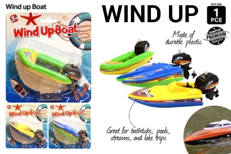 1PCE WIND UP BOAT | The Famous Arthur Daley's