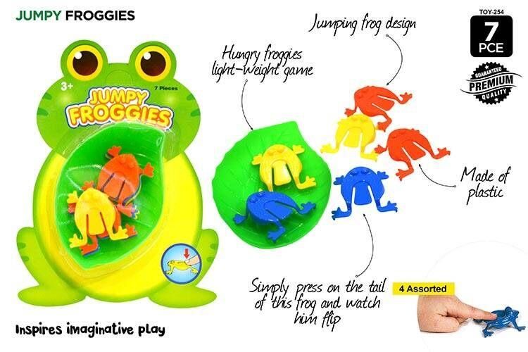 7PCE JUMPY FROGGIES | The Famous Arthur Daley's
