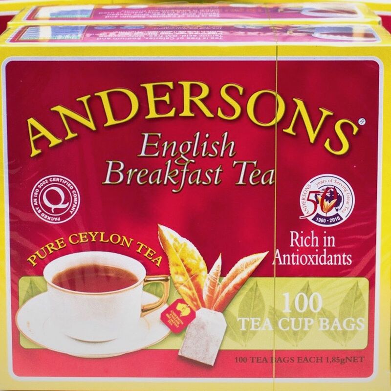 ANDERSONS - ENGLISH BREAKFAST TEA - 100 PACK | The Famous Arthur Daley's