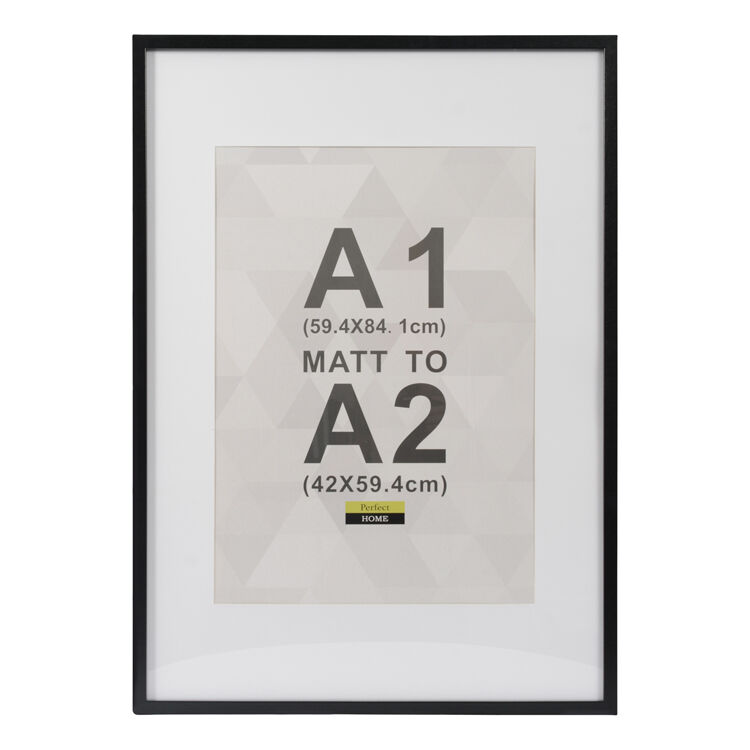 ARLES A1 FRAME WITH A2 OPENING BLACK | The Famous Arthur Daley's