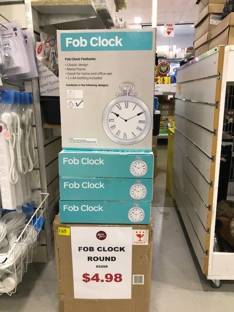 FOB CLOCK ROUND | The Famous Arthur Daley's
