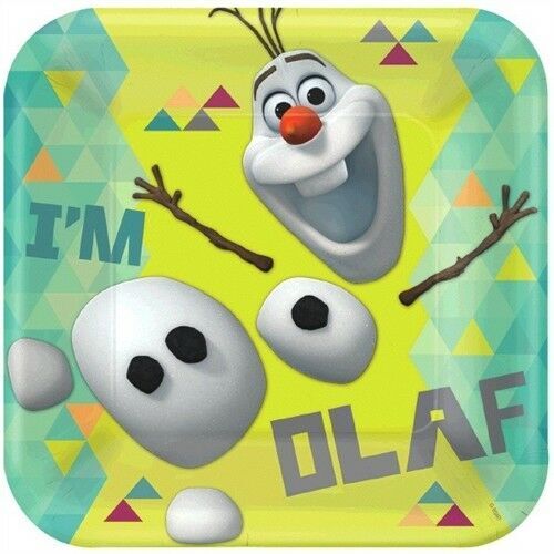 FROZEN DINNER PLATES OLAF | The Famous Arthur Daley's