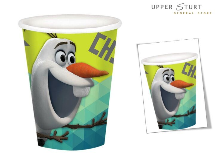 FROZEN PAPER CUPS OLAF CHILLIN | The Famous Arthur Daley's