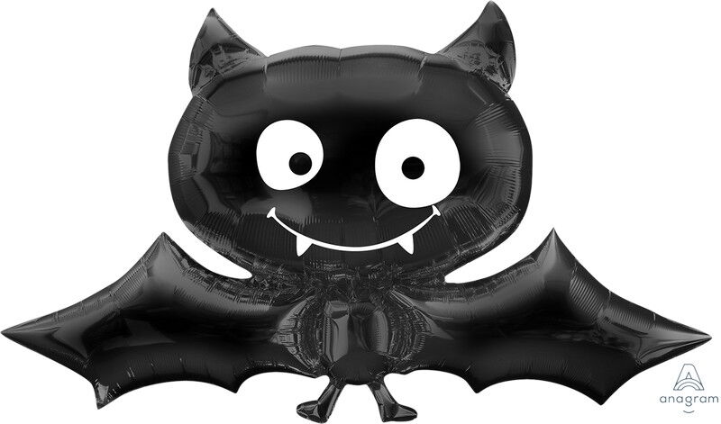 HALLOWEEN FOIL BALLOON SUPERSHAPE BAT | The Famous Arthur Daley's