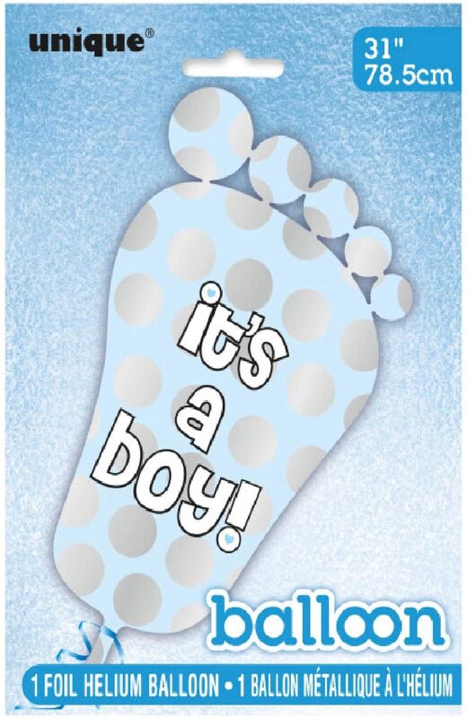 SUPER SHAPE FOIL BALLOON IT’S A BABY BOY! - BLUE | The Famous Arthur ...
