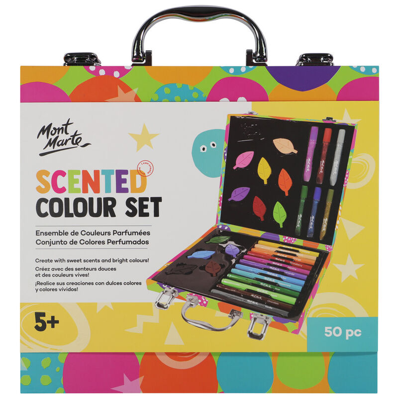 MONT MARTE - SCENTED COLOURING SET - 50 PIECES | The Famous Arthur Daley's