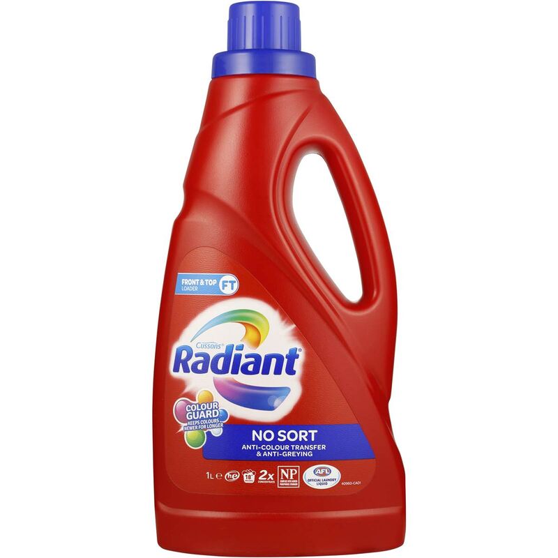 CUSSONS - RADIANT NO SORT LAUNDRY LIQUID 2L | The Famous Arthur Daley's